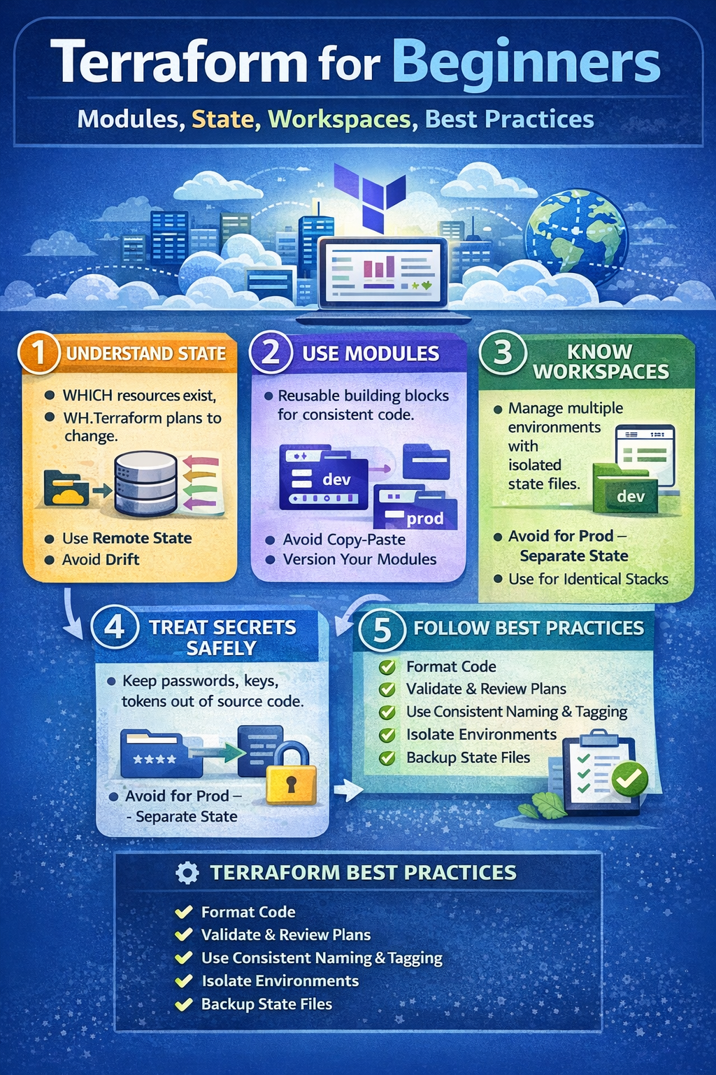 Terraform for Beginners: Modules, State, Workspaces, Best Practices ...